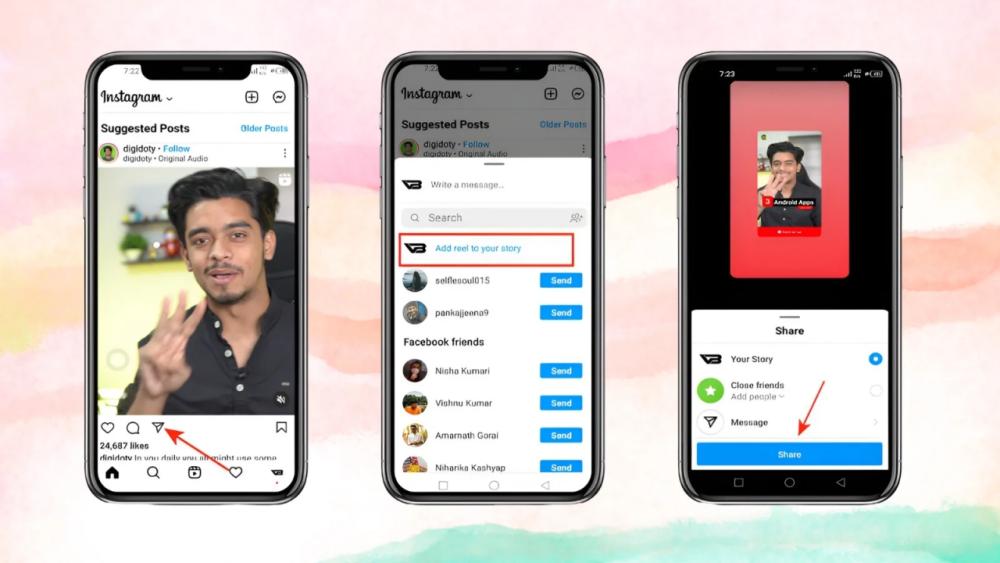 Cara Repost Story IG Tanpa Mention dan Follow Akunnya - Artikel